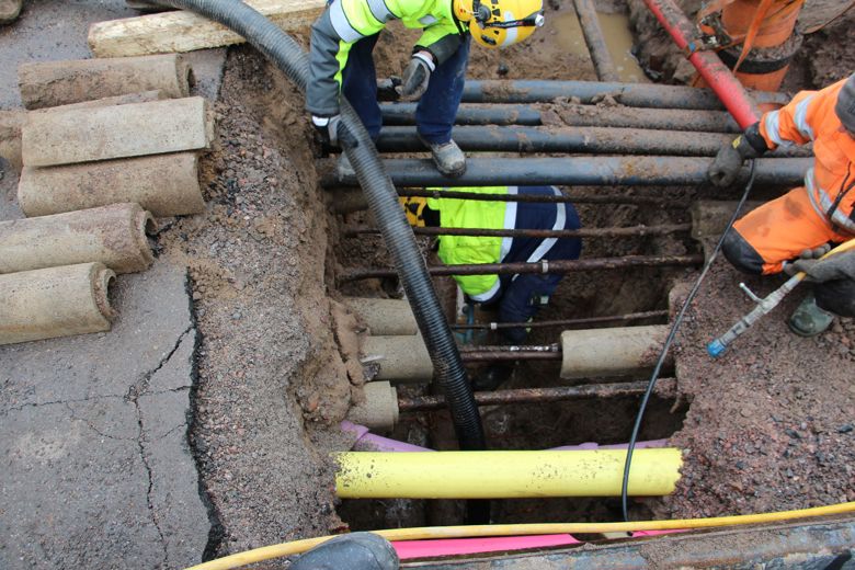 Division of responsibilities in the construction of the plot pipeline ...